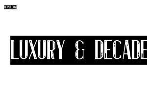 Luxury & Decadence Font - Free Font Download
