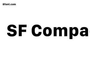 SF Compact Text Heavy Font - Free Font Download