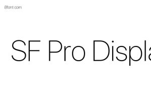 SF Pro Display Thin Font - Free Font Download
