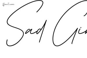 Sad Girls Font - Free Font Download