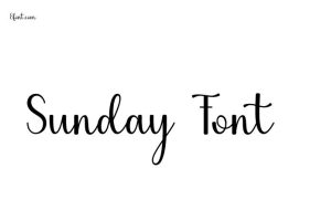 Sunday Font - Free Font Download