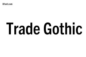 Trade Gothic Next LT Pro BdCn Font - Free Font Download