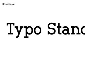 Typo Stand Demo Font - Free Font Download