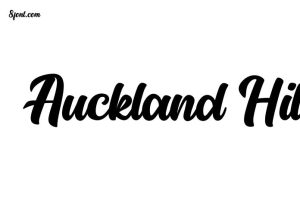 Auckland Hills Font - Free Font Download