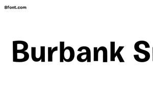 Burbank Small Bold Font - Free Font Download