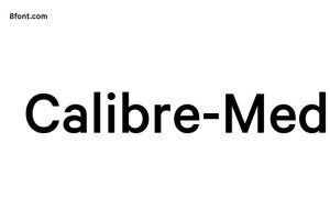 Calibre Medium Font - Free Font Download