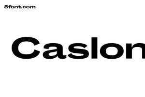 Caslon Doric Extended Trial Bold Font - Free Font Download