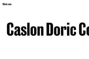 Caslon Doric Condensed Bold Font - Free Font Download