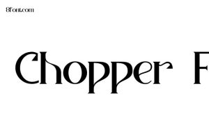 Chopper Font - Free Font Download