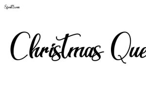 Christmas Queen - Personal Use Font - Free Font Download