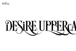Desire Uppercase 5 Font - Free Font Download