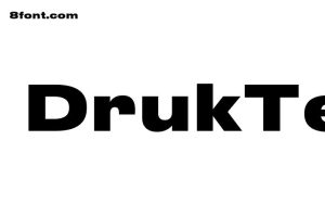 Druk Wide Heavy - Graphic Design Fonts