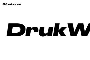 Druk Wide Heavy - Graphic Design Fonts