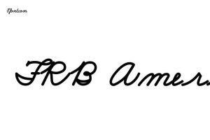 FRB American Cursive Bold Font - Free Font Download