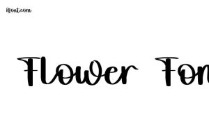 Flower Font - Free Font Download