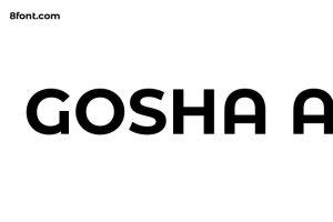 GOSHA Alternates Bold Font - Free Font Download
