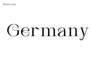 Germany Regular Font - Free Font Download