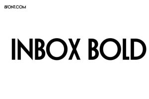 Inbox Bold Font - Free Font Download