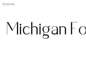 Michigan Font - Free Font Download
