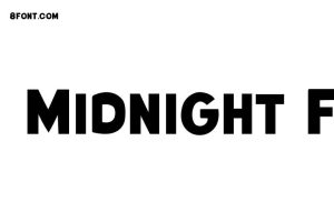 Midnight Font - Free Font Download