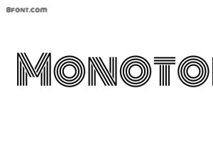 Monoton Font - Free Font Download