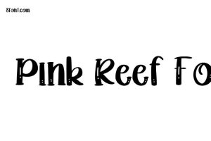 Pink Reef Font - Free Font Download