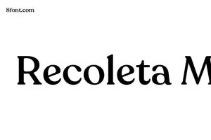Recoleta Medium Font - Free Font Download