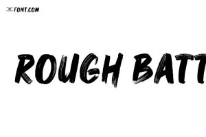 Rough Battle Font - Free Font Download