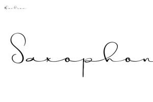Saxophone Signature Font - Free Font Download