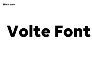 Volte Font - Free Font Download