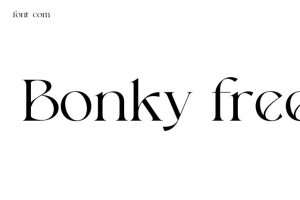 Bonky free personal use Regular Font - Free Font Download