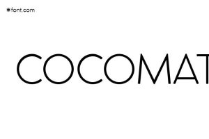 COCOMAT Light Font - Free Font Download