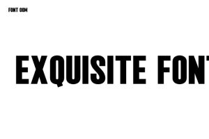 Exquisite Font - Free Font Download
