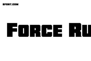 Force Runner Font - Free Font Download