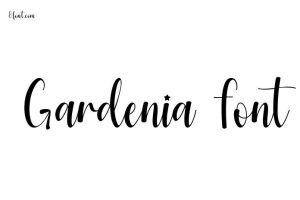 Gardenia Font - Free Font Download