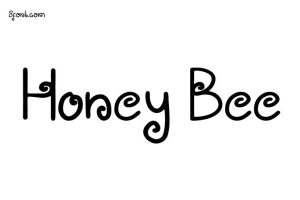 Honey Bee Font - Free Font Download