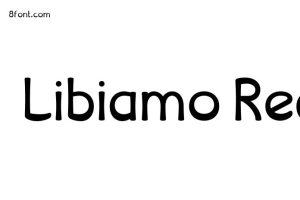 Libiamo Regular Font - Free Font Download