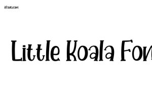 Little Koala Font - Free Font Download