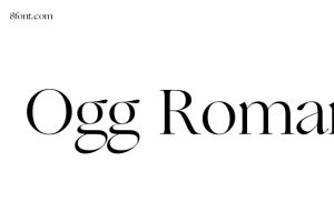 Ogg Roman Font - Free Font Download