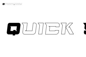 Quick Starter Font - Free Font Download