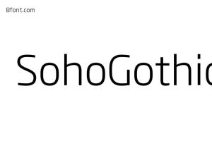 SohoGothicPro-Light Font - Free Font Download