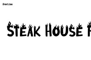 Steak House Font - Free Font Download