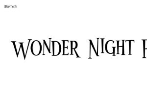 Wonder Night Font - Free Font Download