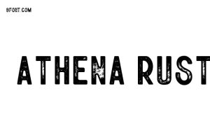 Athena Rustic Font - Free Font Download