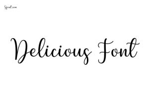 Delicious Font - Free Font Download