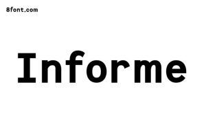 Informe Bold Font - Free Font Download