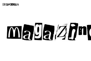 Magazine Letter By Brnt Regular Font - Free Font Download