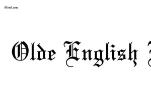 Olde English Regular Font - Free Font Download