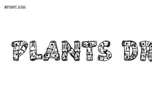 PLANTS DRAW Font - Free Font Download