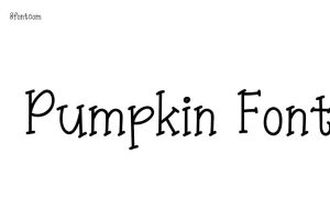 Pumpkin Font - Free Font Download